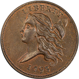 1793 Flowing Hair Half Cent | Stack's Bowers Galleries Coin Resource Center